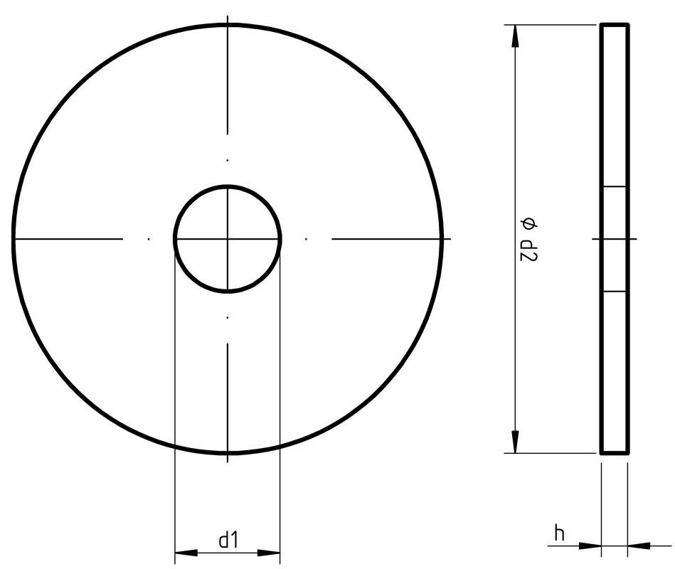 DIN 440 ISO 7094 GENİŞ DÜZ PUL FORM R - CivataSomun